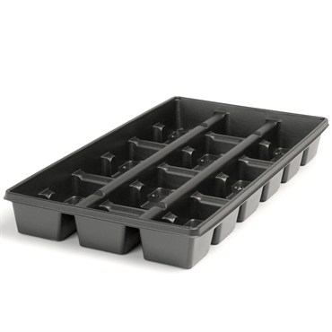 Landmark 4in Press Fit Tray 18 Count - Thermoformed - Black Sold By 100 ...