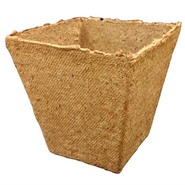 Jiffypot 230 3in Square Peat Pot (1,260/CS) | BFG Supply