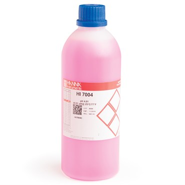 Hanna 4.01 pH Buffer Solution 500mL | BFG Supply