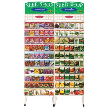 Livingston Seed 2 Panel Flwr Veg & Herb Display | BFG Supply