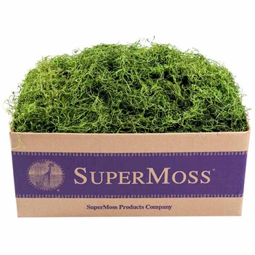 SuperMoss 3# Bulk PR Spanish Moss Grass Green | BFG Supply