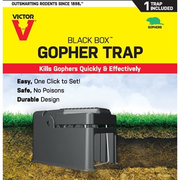 Victor Black Box Gopher Trap Pedal Set | BFG Supply